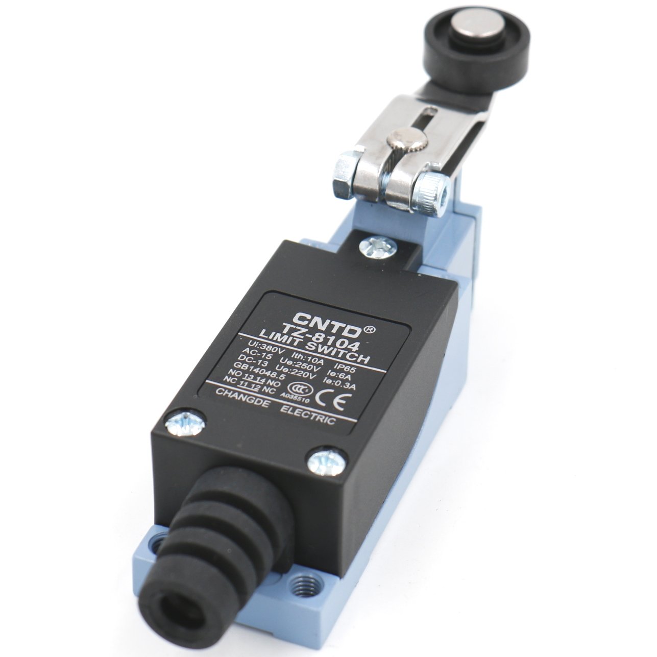 Heschen CNTD Limit switch TZ-8104 Rotary Roller Lever 10A 250VAC SPDT Momentary for CNC Mill ...