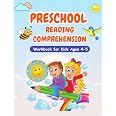 Preschool Reading Comprehension Workbook: Fun Educational Book for Kids ...