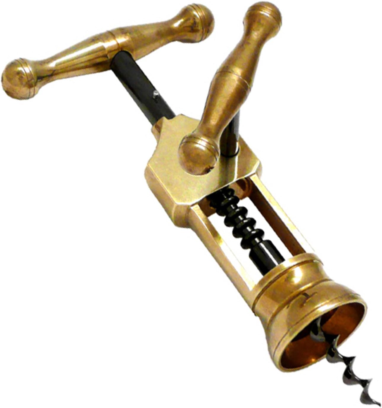 King Corkscrew Solid Brass: Amazon.co.uk: Kitchen & Home