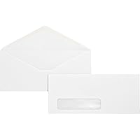 Amazon.com : #10 Diagonal Seam Window Envelopes, 4-1/8" W x 9-1/2" L ...