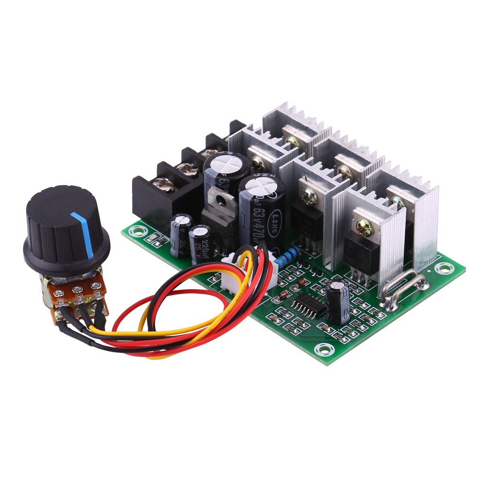 DC Motor Speed Controller with Overload Protector 12V 36 V 48V 30A Slow ...