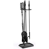 Amazon.com: Lichamp Fireplace Tools Set, 5-Pieces Indoor Outdoor Sturdy ...