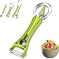Amazon.com: Choxila 5-in-1 Melon Baller Scoop Set, Stainless Steel ...