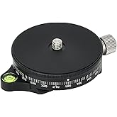 Amazon.com : Neewer Camera Panoramic Panning Base with Style Plate, 3/8 ...