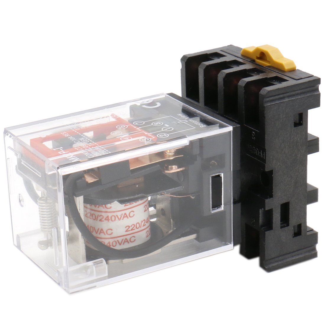 Auto e Moto Relè Heschen Gereral Purpose relè mk2p-i AC 220 V Coil Dpdt 8 pin con plug-in ...