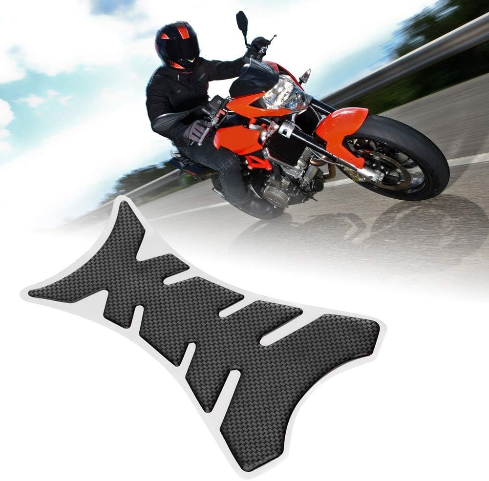 Gas Tank Pad, T10 Universal Carbon Fiber Motorcycle Fuel Oil Gas Tank ...