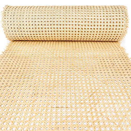 24" Width Rattan Cane Webbing Roll 5 Feet Hexagon Weave Rattan Fabric ...