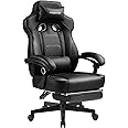 Amazon.com: GTPLAYER Gaming Chair with Footrest, Big and Tall Game ...