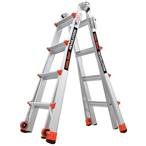 Little Giant Ladders, Revolution with Ratchet Levelers, M26, 26 ft ...