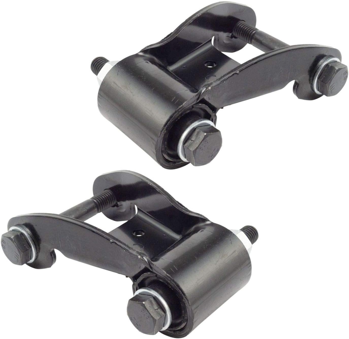 Amazon.com: Rear Leaf Spring Shackle Bracket Repair Kit Pair Set ...