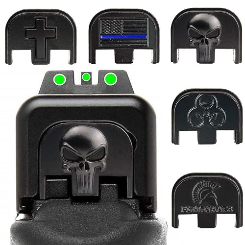 TOFEIC 3D Magwell Rear Cover Slide Back Plate Compatible with Glock 17 ...