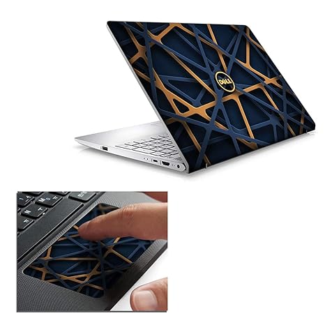 Arjun Designs Abstract Mesh Laptop Skin Compatible for DELL Laptops of ...