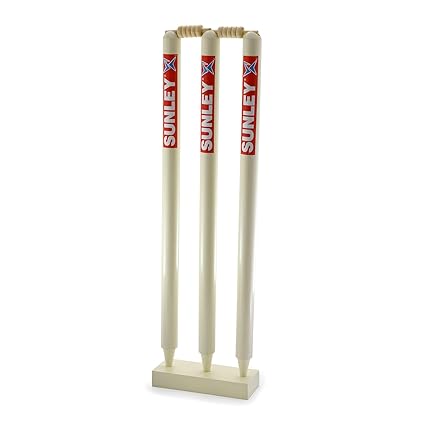Buy Sunley Wooden Wicket Set for Youth and Senior(3 Piece Wooden ...