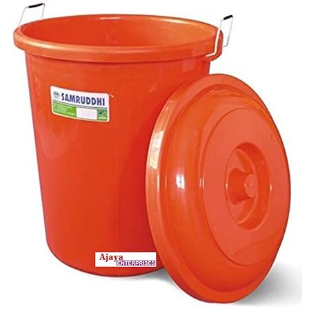 Samruddhi 100 Litre Unbreakable Plastic Water Storage Drum (Blue ...