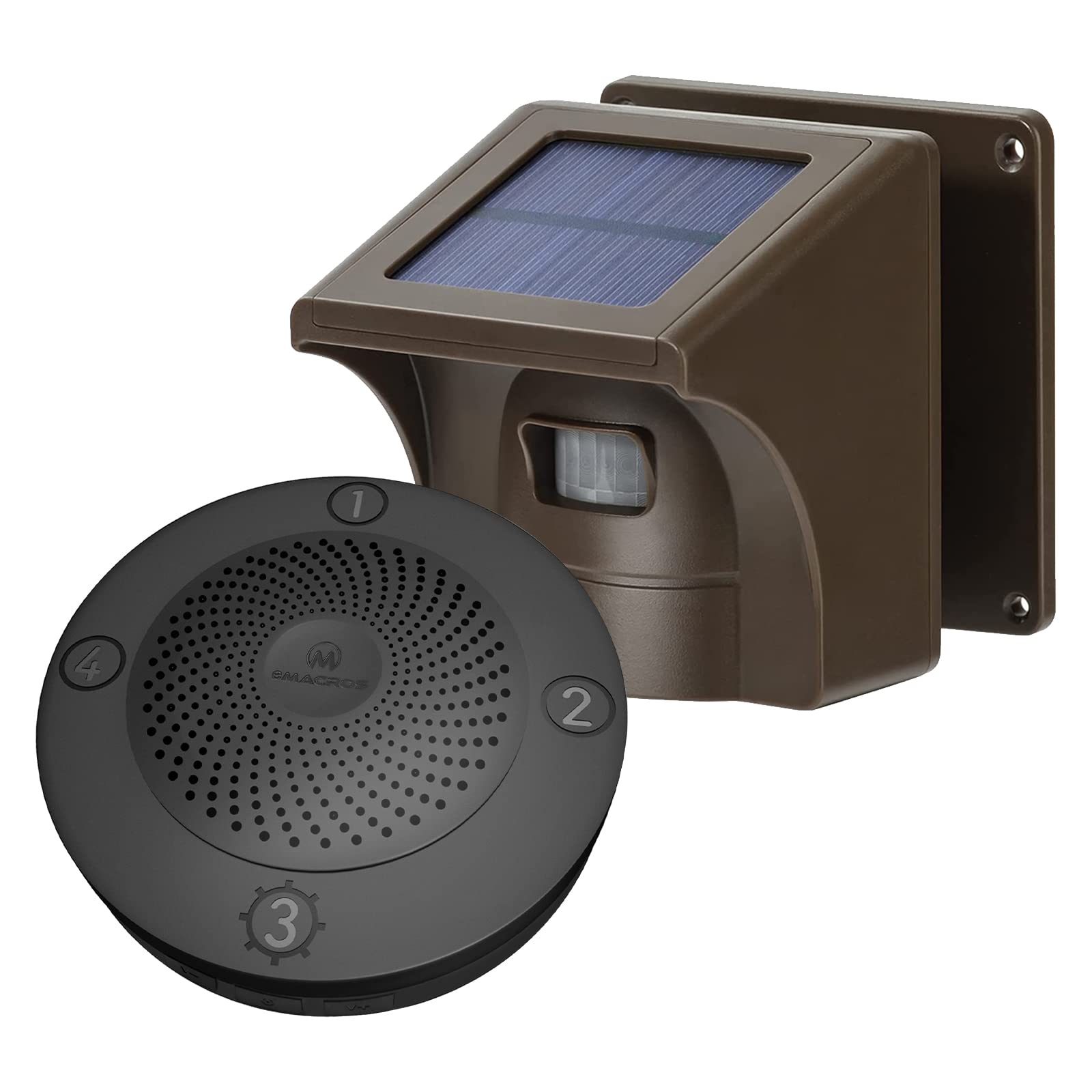 Mua Driveway Alarm,eMACROS 1/2 Mile Long Range Solar Wireless Driveway ...