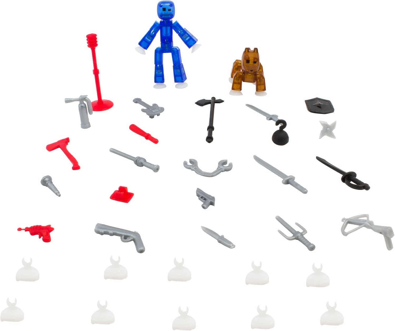 Amazon.com: Zing Stikbot Action Pack Figure (4 Piece): Toys & Games