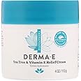 Amazon.com : Derma E - Tea Tree and E Antiseptic Creme Treatment - 4 oz ...