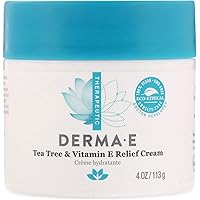 Amazon.com : Derma E - Tea Tree and E Antiseptic Creme Treatment - 4 oz ...