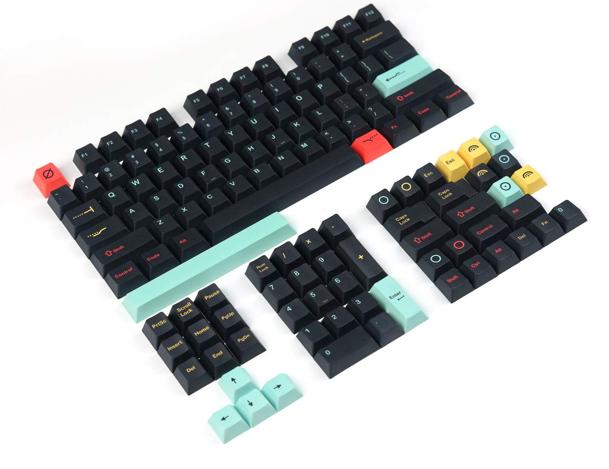 Mua 108 + 21 keycap set, Dye-Sublimation PBT Keycaps, Cherry Profile ...