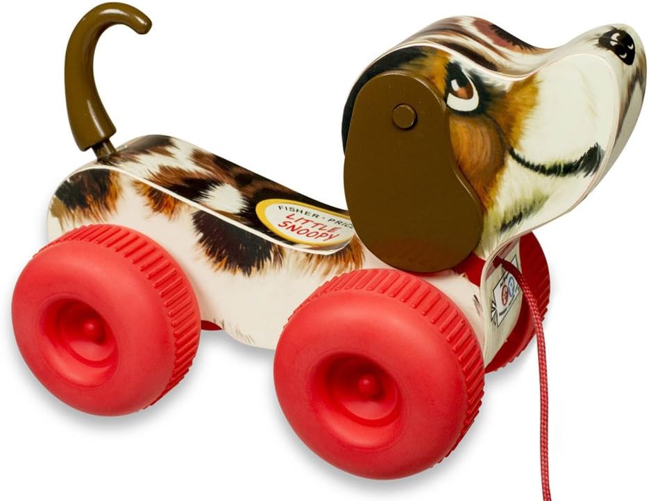 Fisher Price Wooden Dog Pull Toy www npssonipat