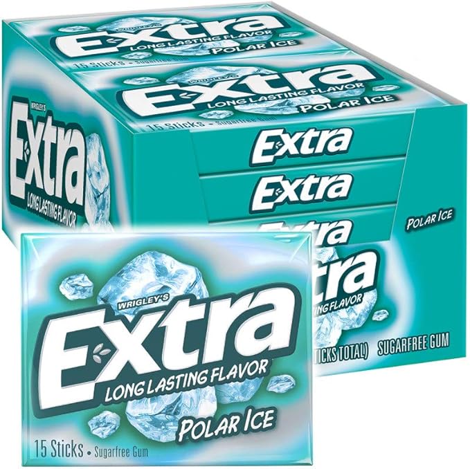 Wrigley's Extra Polar Ice Slim Pack, 10 Count: Amazon.ca: Grocery