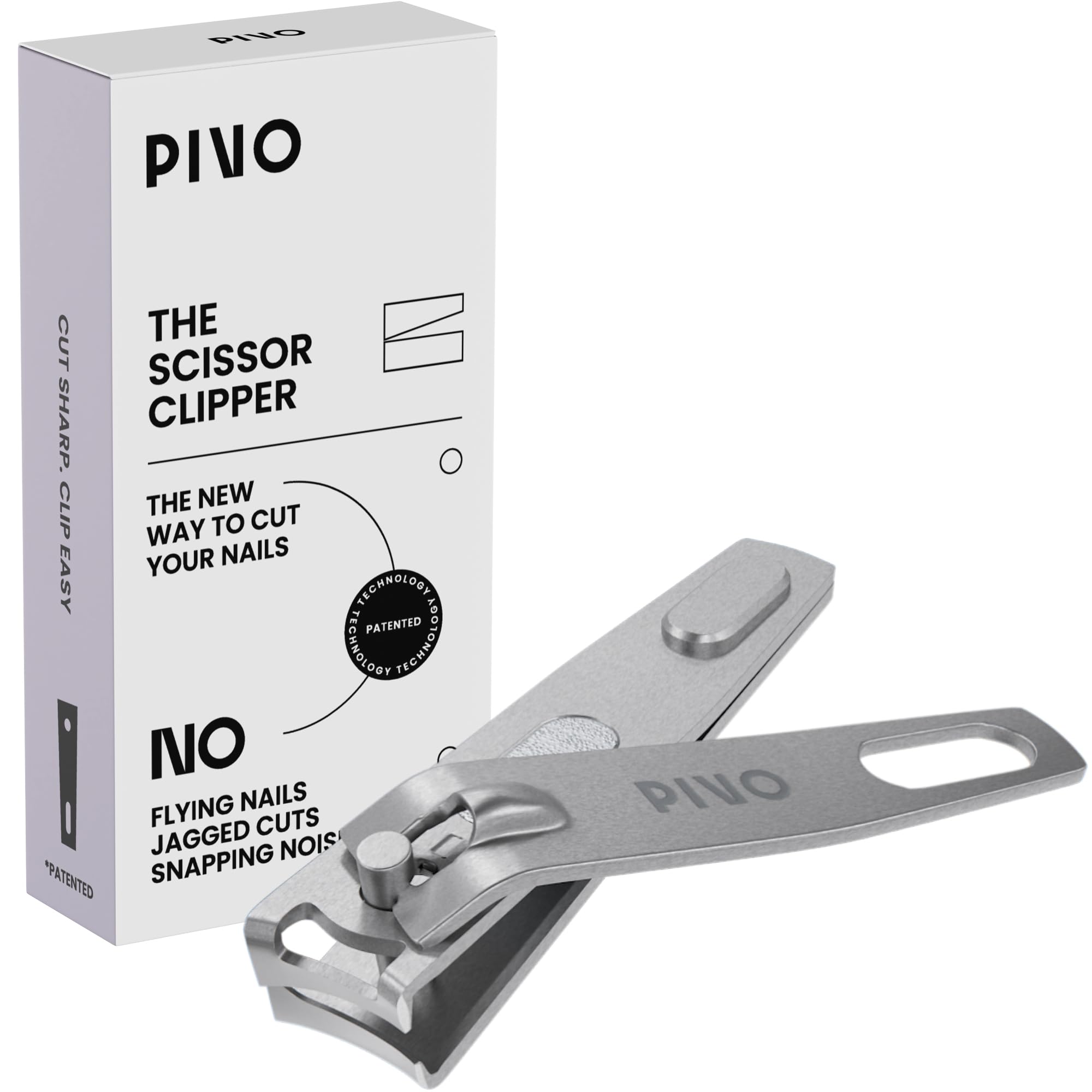 PIVO Nail Clipper-Scissor - Hybrid Nail Scissors and Nail Clippers for ...