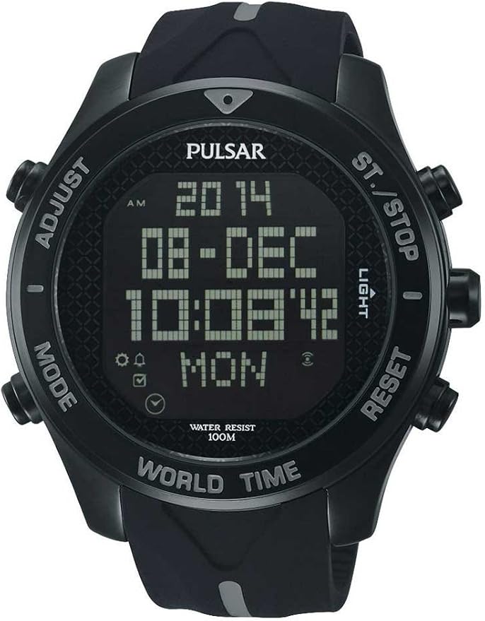 Mens Pulsar Alarm Chronograph Watch PQ2041X1: Babar: Amazon.co.uk: Watches