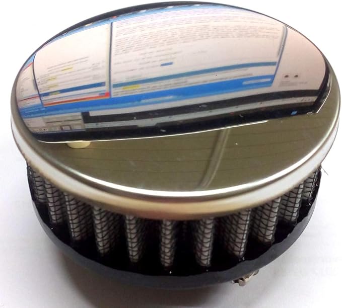 Luftfilter Sport schwarz/chrom-look passend für alle Moped **: Amazon ...