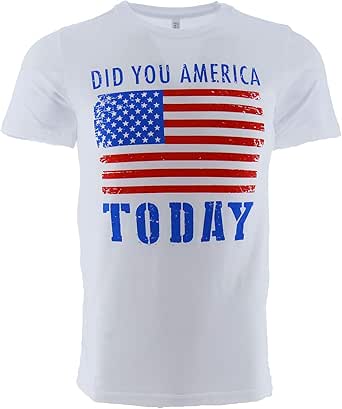 Amazon.com: ACal by Adam Calhoun Did You America Today Men's T-Shirt ...
