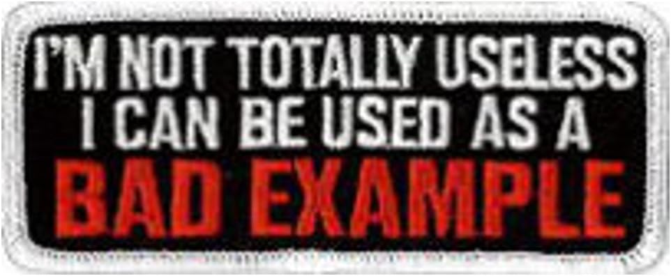 I'm Not Totally Useless, I Can Be Used as a Bad Example Embroidered ...
