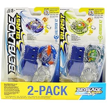 Amazon.com: BEYBLADE Burst Value Starter 2-Pack Kerbeus K2 and Valtryek ...