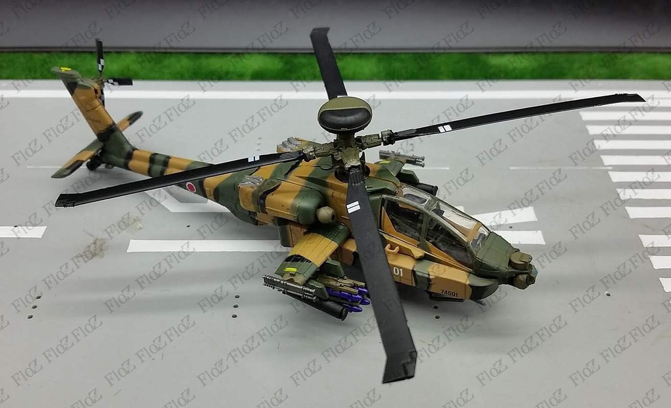 FLOZ Japan JSDF AH-64D Apache longbow attack helicopter 1/100 aircraft ...