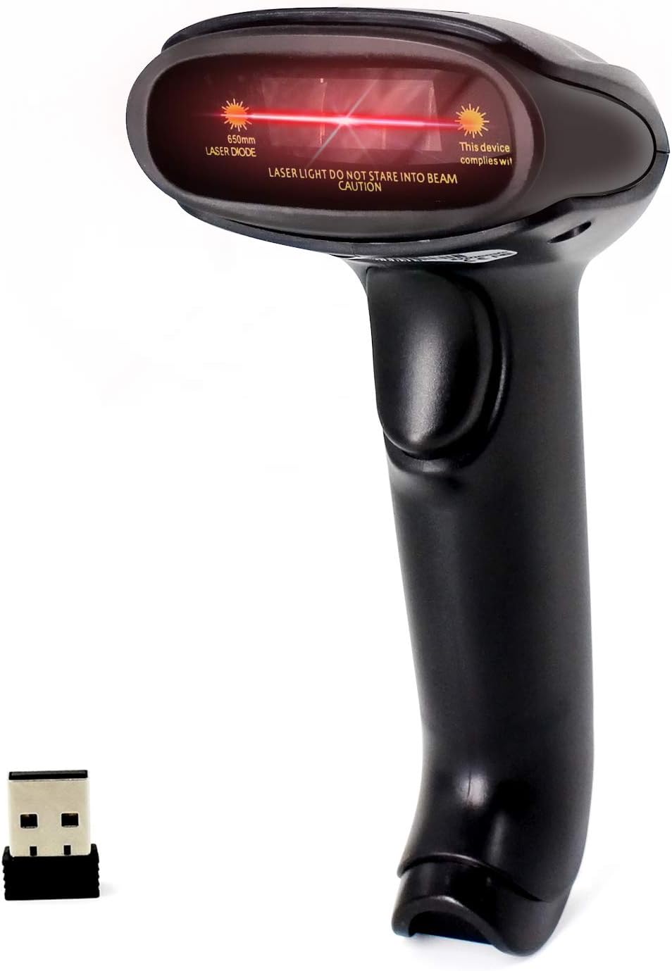 Wireless Bluetooth Barcode Scanner, Symcode Handheld USB CCD Cordless ...