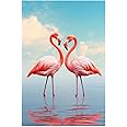 Amazon.com: Flamingo Wall Art Inspirational Prints Flamingo In Sea ...