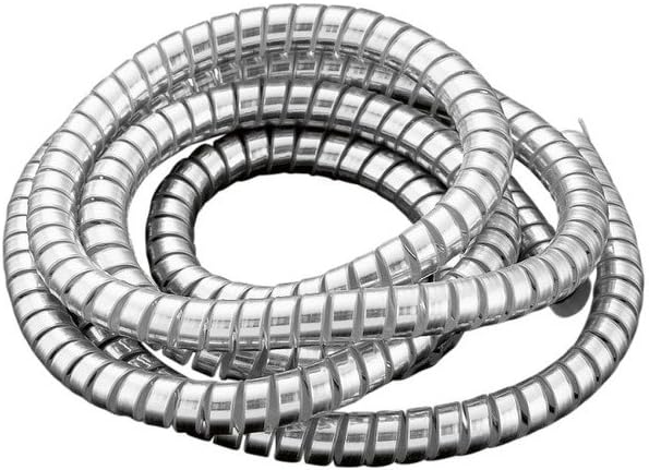 Chrome Spiral Cable Wrap/Wire Tidy - 10mm: Amazon.co.uk: Car & Motorbike