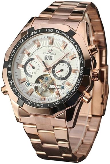 VGEBY Men s Automatic Watch Stainless Steel Mechanical Quartz Analog 
