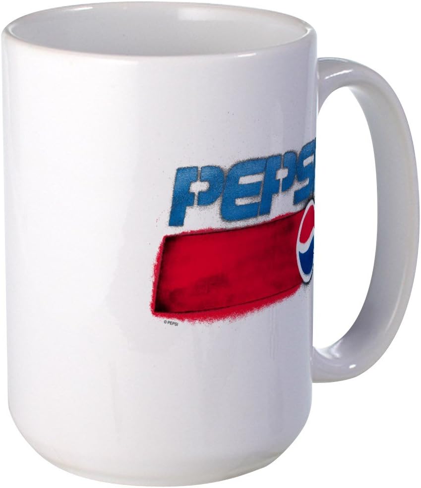 Amazon.com: CafePress Pepsi Coffee Mug, Large 15 oz. White Coffee Cup ...