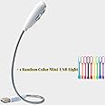 Amazon.com: Kyfreshpower LED USB Reading Lamp Light with 2-Brightness Dimmable Setting, Flexible ...
