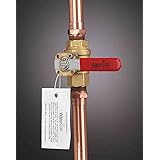 WaterCop Water Shut-Off Valve With Lever Handle for Rough In, Lead Free ...
