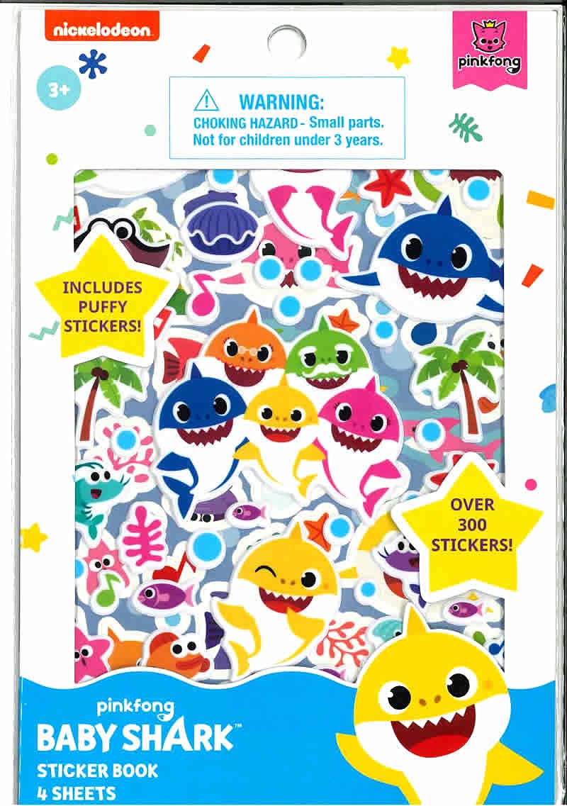 Mua Pinkfong Baby Shark Sticker Book 4 Sheets (Sticker Book) with ...
