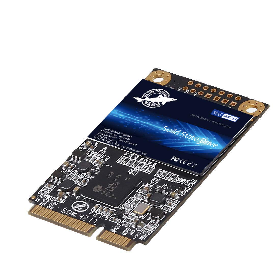Msata SSD 64GB Dogfish Sata3 SataⅢ Internal Solid State Drive Mini Sata ...