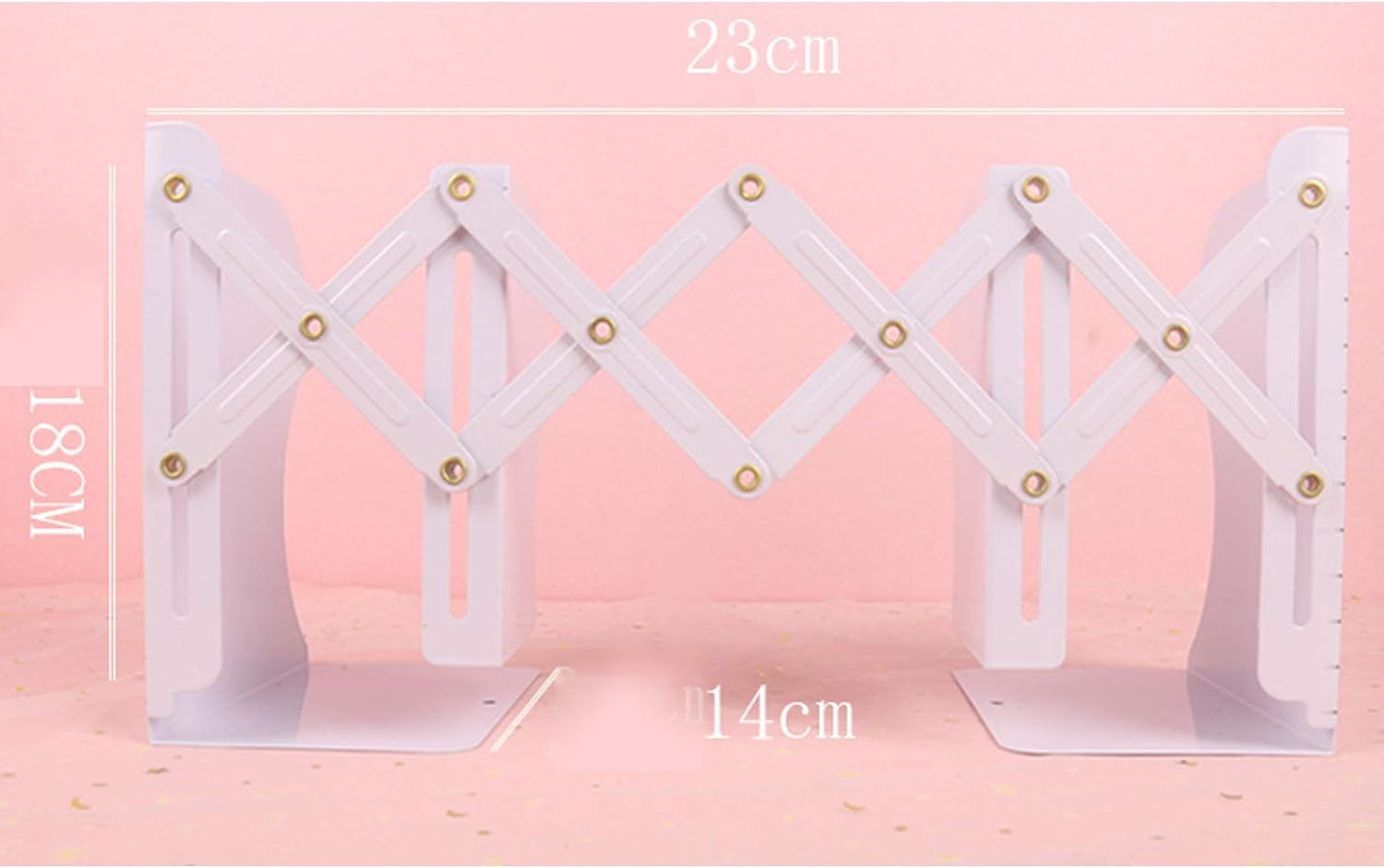Schneespitze Metal Retractable Bookend,File Holder,Simple Storage ...