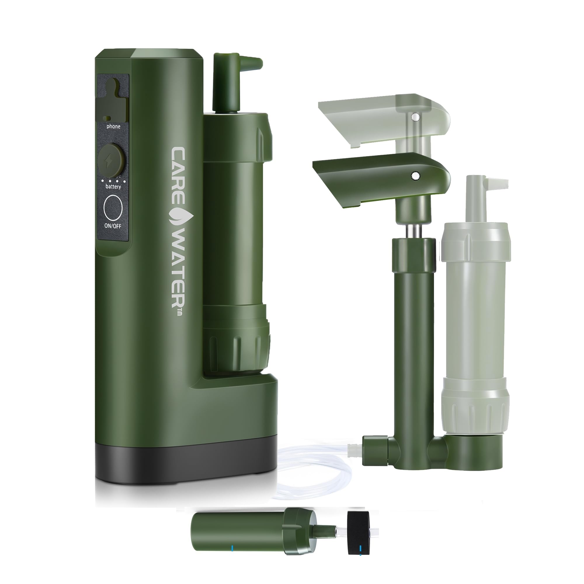 Mua Pro Electric Water Purifier Survival w/Hand Pump, Portable Water ...
