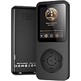 Amazon.com: AGPTEK A02 MP3 Player with Bluetooth 5.3, 1.8 inch Screen ...