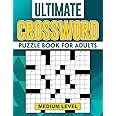 2024 Medium Crossword Puzzle Books For Adults - 100 Puzzles: Fun and ...