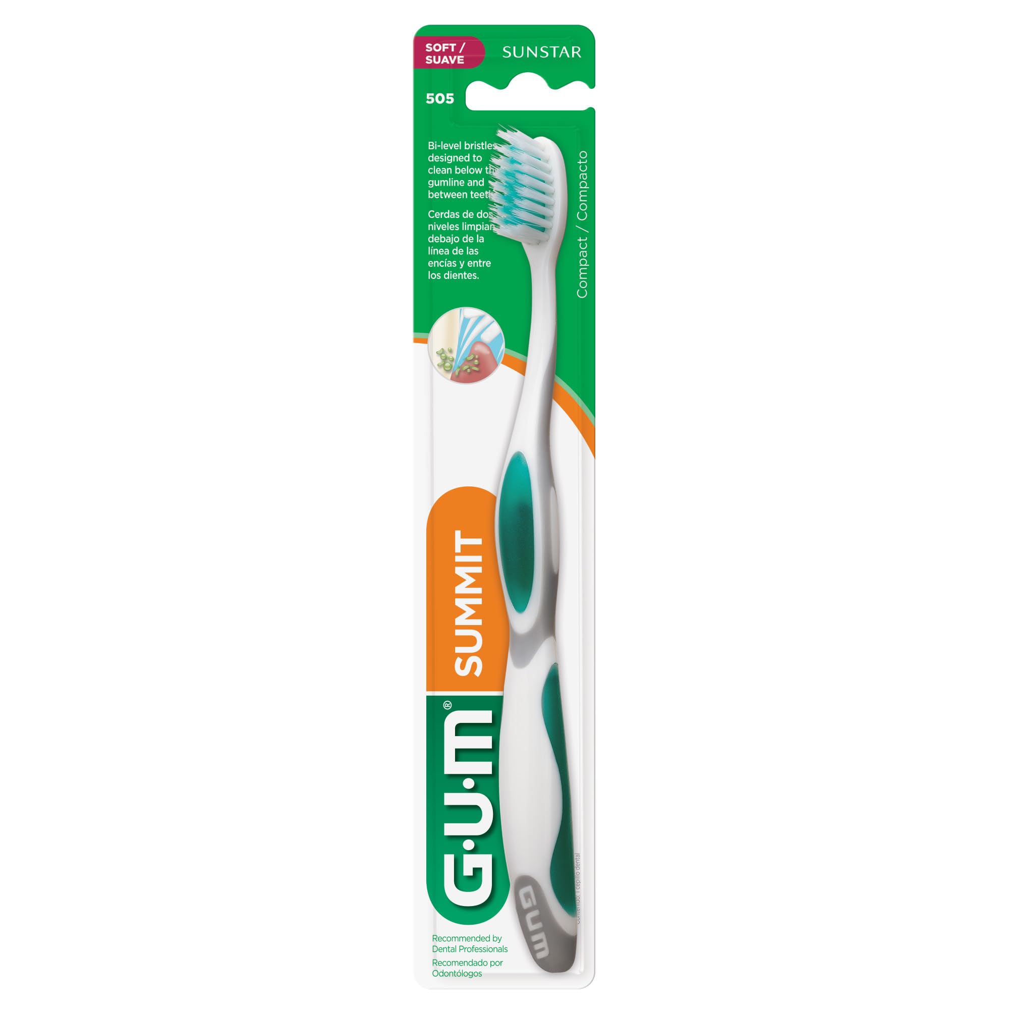 Mua GUM Summit+ Soft Toothbrush, Ultra Fine Tapered Bristles for More ...