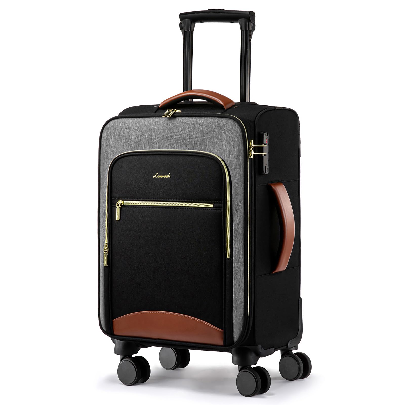 LOVEVOOK Carry On Luggage 22x14x9 Airline Approved with Spinner Wheels ...