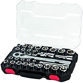 Urrea Herramientas JCB01 Urrea Juego de dados y accesorios combinado de ...