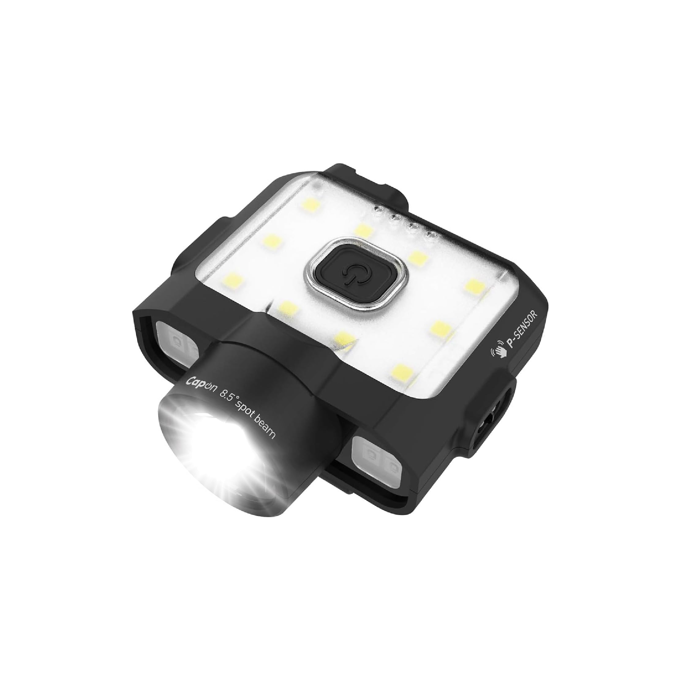Claymore Capon 120D (Black) - Rechargeable Cap Light with Motion Sensor ...