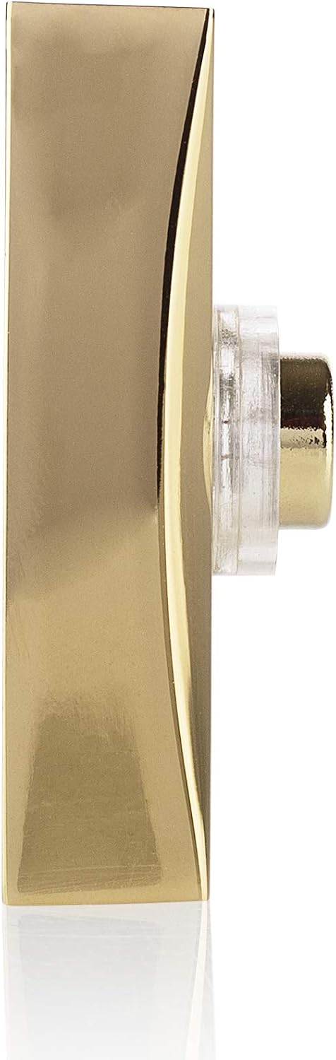 Byron 7960B Wired Bell Push Lighted Surface Mounted – Silver/ Brass ...
